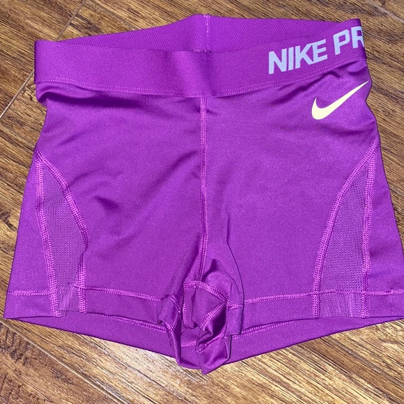 Nike | Shorts | Purple Nike Pro Shorts | Poshmark